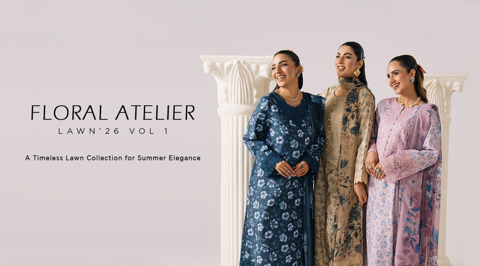 Floral Atelier Vol 1 – A Timeless Lawn Collection by Imrozia